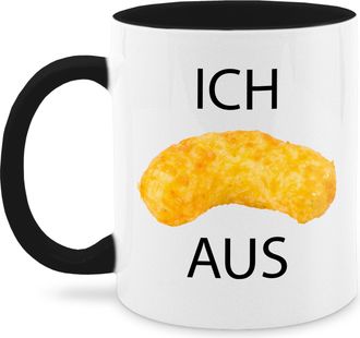 Shirtracer Tasse Tassen 325ml - Ich flip aus Erdnussflip I Ich flippe aus lustige Meme Geschenke hässlich I Statement Geschenk lustig Erdnussflip - 325 ml - Schw
