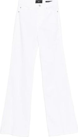 7 For All Mankind Jean Droit - Blanc