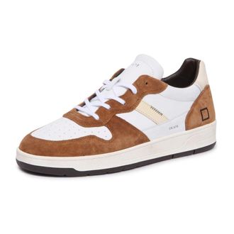 D.A.T.E. D.a.t.e., Homme, Chaussures, Brun, Taille: 45 EU Court 2.0 Natural White Camel Chaussures