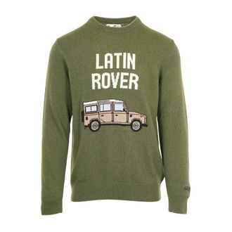 MC2 Saint Barth Rundhals-Strickware - - Knitwear - Herren - Gr&uuml;n - M