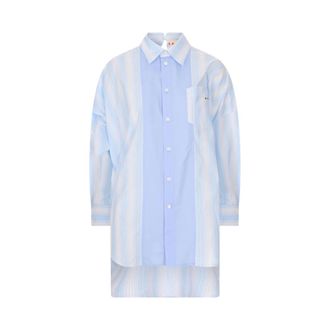 Marni Damen, Blusen & Hemden, Blau, 2XSGr&ouml;&szlig;e