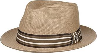 Lierys Chapeau Panama Meliano Player Femme/Homme - Made in Ecuador en Paille de Soleil Plage avec Ruban Gros Grain, Grain Printemps-ete Ete - M (57-58 cm) ch