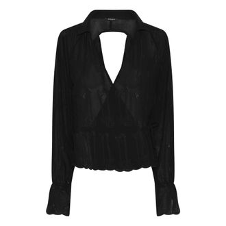 Bruuns Bazaar Damen, Blusen & Hemden, Schwarzk, LGr&ouml;&szlig;e