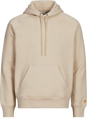 Carhartt Work in Progress Kapuzenpullover aus schlichter Baumwollmischung in Beige