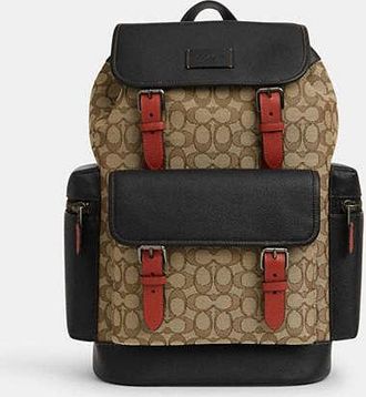 Coach Sprint Rucksack Aus Signature Jacquard