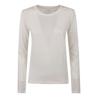 Majestic Filatures H26M005Fts008 Haut &agrave; Manches Longues - Femme - Tops - Beige - Taille: 36 FR