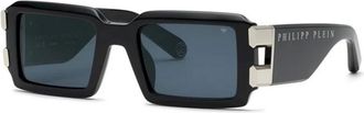 Philipp Plein Lunettes de soleil Eagle - Homme - Accessoires - Noir - Taille: 54 MM