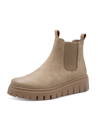 Marco Tozzi Chelsea Boots Marco Tozzi Marco Tozzi Damen Stiefelette taupe