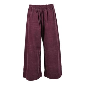 Another Label Weite Hosen - - Trousers - Damen - Rot - S