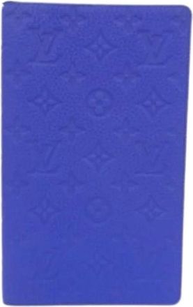 Louis Vuitton unisex, Pre-owned, Bleu, Taille: ONE Size Portefeuille Vintage Pre-owned