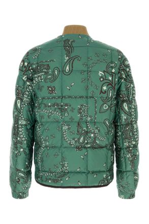 Moncler Mens Printed Polyester Reversible Chalvron Down Jacket S82 Giubbini