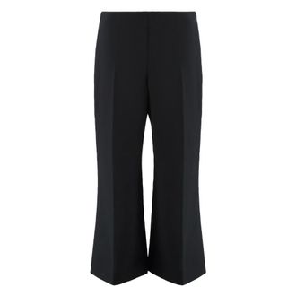 Khaite Hose mit ausgestelltem Saum - - Trousers - Damen - Schwarzk - L