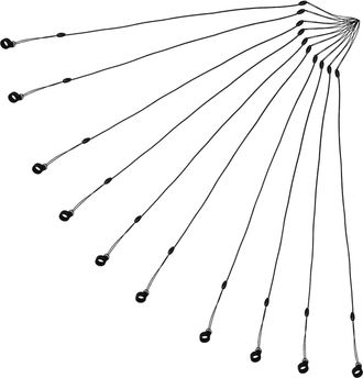 BESTONZON 12st&uuml;cke Silikon-stifthalter Elastische Anti-verlust-stift-befestigung Passend f&uuml;r Digitale Eingabestifte Praktische Stift-schnur f&uuml;r B&uuml;ro Schule und 