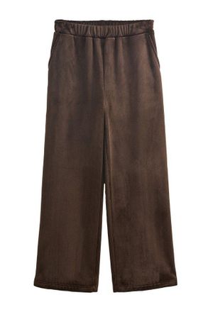 Next Jogginghose Weiche Cordhose mit weitem Bein (1-tlg)