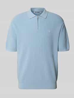 Review Boxy Fit Poloshirt mit Logo-Stitching