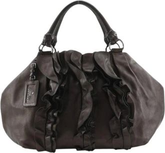 Prada Pre-owned Br3987 Sac cabas - Femme - Pre-owned - Brun - Taille: ONE Size