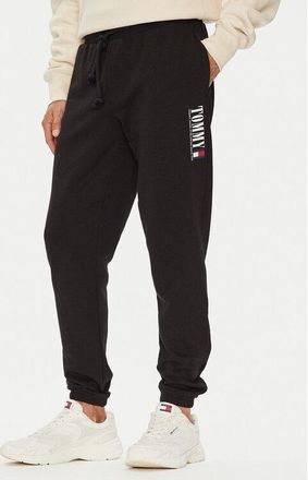 Tommy Jeans Jogginghose Dna Graphic DM0DM22145 Schwarz Slim Fit