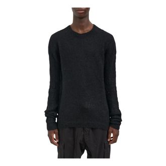 Thom Krom Homme, Pulls, Noir, Taille: M M K 122 Pull ras du cou
