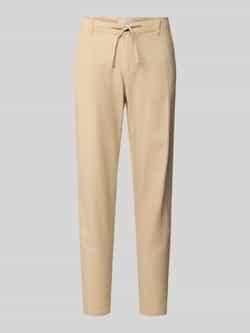 Selected Slim Fit Hose aus Baumwoll-Leinen-Mix Modell BRODY