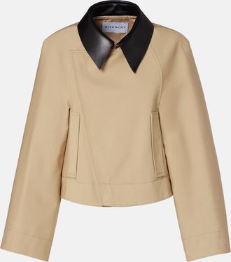 Givenchy Cropped-Jacke aus Baumwolle und Wolle