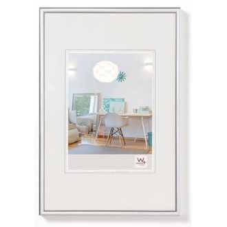Walther Design Cadre Photo Argent 60 x 80 cm Nouveau Cadre en Plastique Lifestyle KV080S