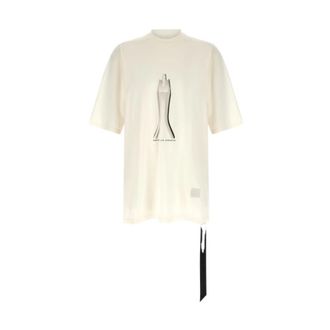 Rick Owens Jumbo Kurzarm T-Shirt - - Tops - Herren - Wei&szlig; - M