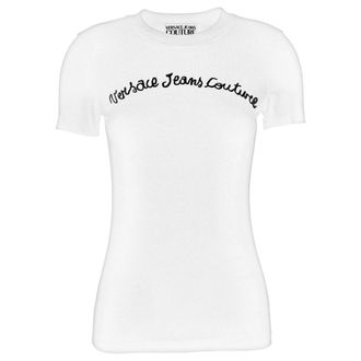 Versace Jeans Couture T-Shirt - - Tops - Damen - Wei&szlig; - S