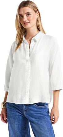 Street One Damen 3411823 Dolman Hemdbluse, Off White, 42