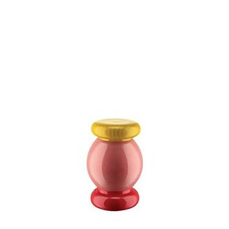 Alessi Totem Domestici ES18 2 - Design Salz-, Pfeffer- und Gewürzmühle aus Buchen-, Rosa-, Rot- und Gelbholz
