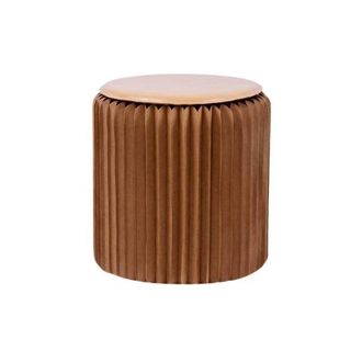 Ideanature Ideanature - Pouf design en carton pli&eacute; 35 cm