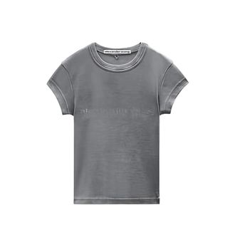 Alexander Wang Crystal Hotfix Logo T-shirt