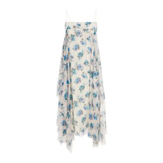 Tory Burch Femme, Robes, Bleu, Taille: 34 FR Robes maxi