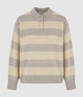 Kujten Pull Royde Set Stripe Avoine