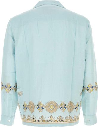Baziszt Roses Shirt - Blue