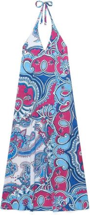 Maliparmi Maliparmi, Femme, Robes, Bleu, Taille: 38 FR Hippie Lotus Dress