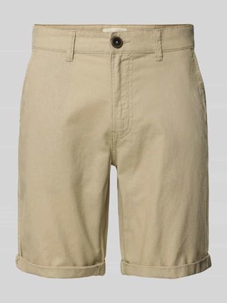 Blend Chino-Shorts aus Leinen-Mix