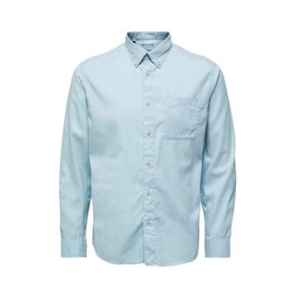 Selected Homme, Chemises, Bleu, Taille: S Chemises Casual