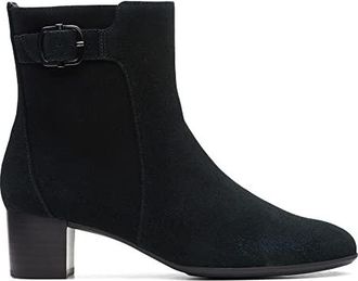 Clarks Linnae Up Bottes en daim Noir Taille 37, Noir, 37 EU