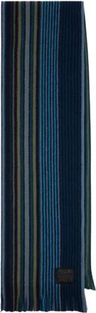Paul Smith Doppelseitiger Schal mit mehreren Streifen - - Accessories - Herren - Blau - ONE SIZE