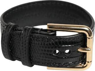 Dolce & Gabbana unisex, Accessoires, Noir, Taille: ONE Size Bracelet Belt