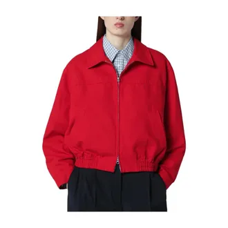 Dunst Femme, Vestes, Rouge, Taille: 40 FR Collared Blouson Jacket