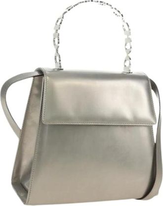 Ferragamo Sac &agrave; main Pre-owned - Femme - Pre-owned - Gris - Taille: ONE Size
