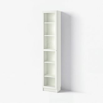 IKEA BILLY / OXBERG B&uuml;cherregal mit Glast&uuml;r