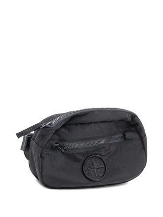 Stone Island Boys Clutch Bag Black Polyamide Fibre