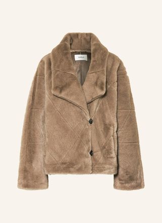 BA&SH Ba&Sh Kunstfell-Jacke Pinie beige