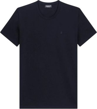 Dondup Homme, Tops, Noir, Taille: S T-shirt Regular en jersey stretch