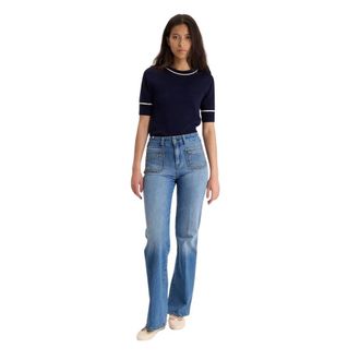 Ines De La Fressange Femme, Jeans, Bleu, Taille: W28 Rick Denim