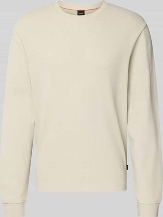 Boss Orange by Hugo Boss Regular Fit Langarmshirt aus Baumwoll-Mix Modell WE-TEMPEST