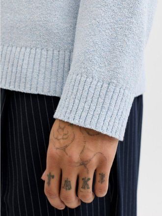 Jack & Jones Rundhalspullover JORNORREBRO CATSKILLS KNIT CREW NECK SN