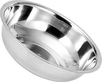 BESTONZON Bol de Cuisine Multifonction en Acier Inoxydable 34 cm - Bol &agrave; M&eacute;langer Profond pour P&acirc;tes, Pr&eacute;paration de Repas Verts M&eacute;lang&eacute;s et Cuisson